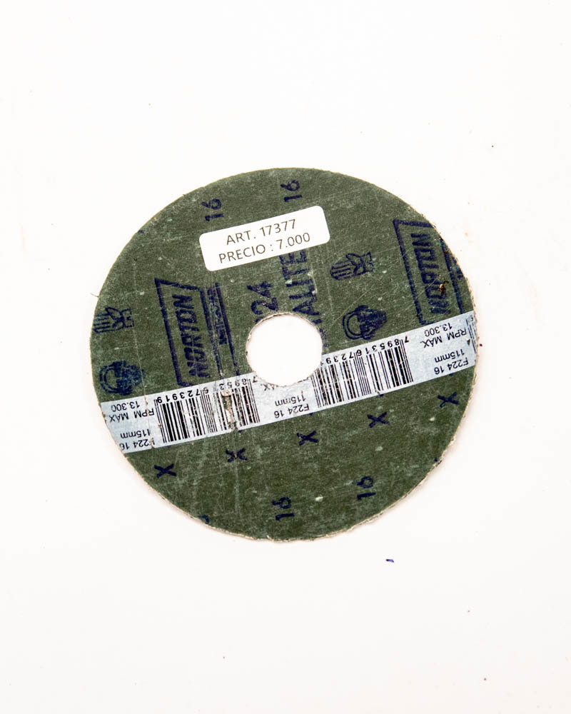 Disco Fibra Para Metal 115mm F224 24 - Casa Austria